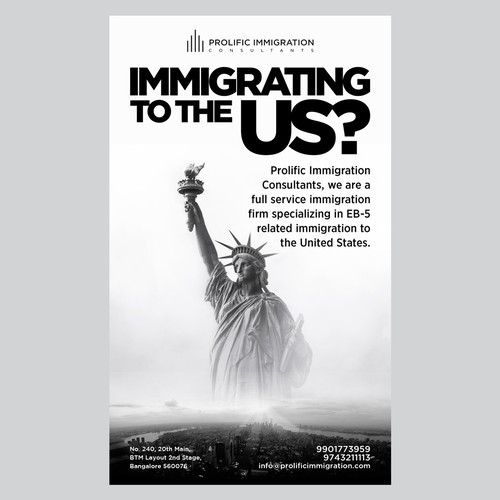 Immigration Consulting Company - Poster Design Needed | Poster contest