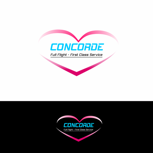 Create a Concorde design with a heart involved | Logo design contest