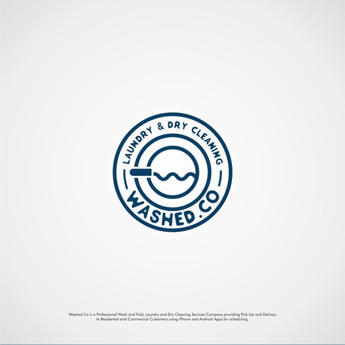 Design a hipster logo for modern Dry Cleaning and Laundry Pick-Up and ...