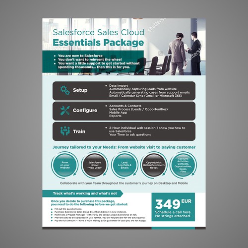 Design a one page promo package for a Salesforce Consultancy | Postcard ...