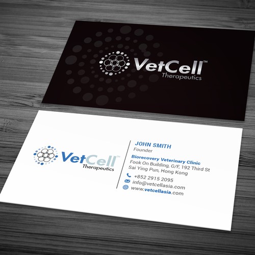 business card for a new innovative high technology company | Business ...