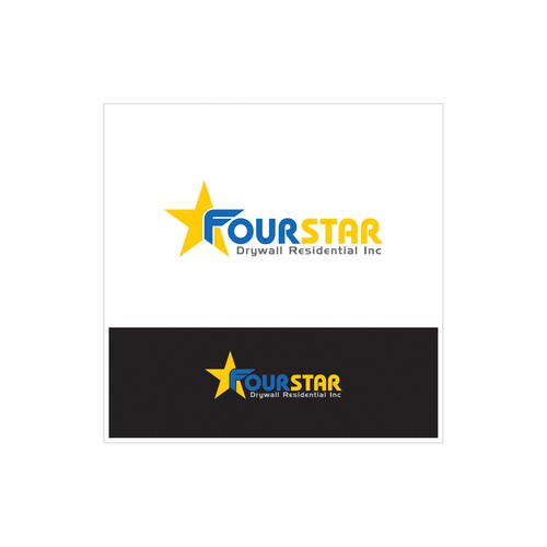 Redesign Four Star Drywall Residential's Logo | Logo design contest