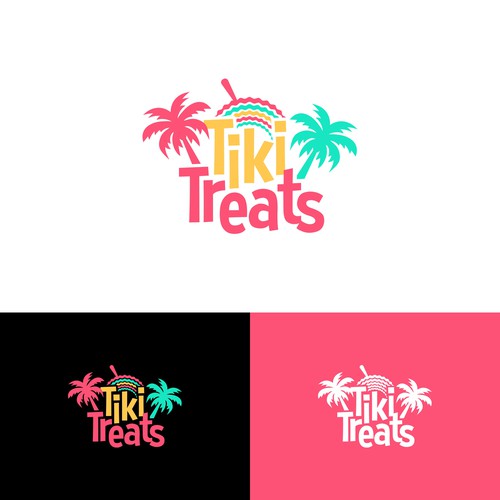 Designs | Fun tropical themed logo for a snack & treats business | Logo ...