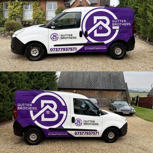 Designs | Van wrap design for a Gutter Servicing Company. | Car, truck ...