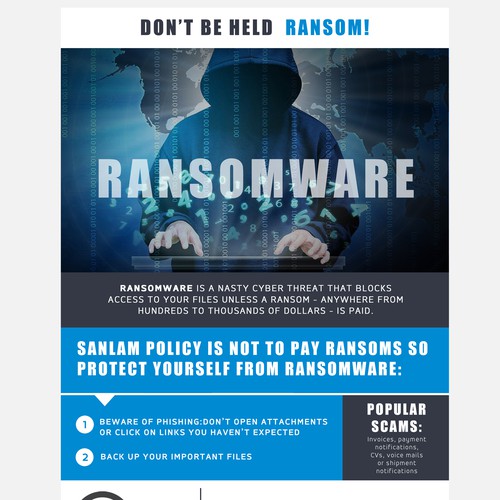 Create an attention grabbing cyber security poster | Poster contest