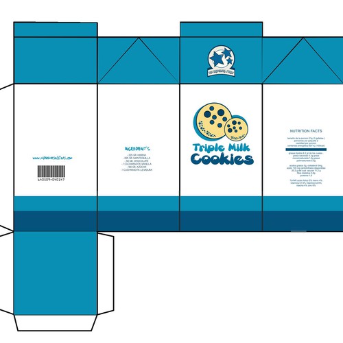 Designs | TRIPLE MILK COOKIES. | Product packaging contest