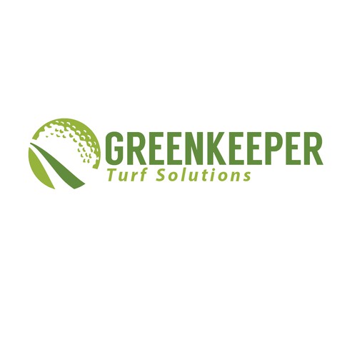 Create a powerful and confident logo for GreenKeeper Turf Solutions ...
