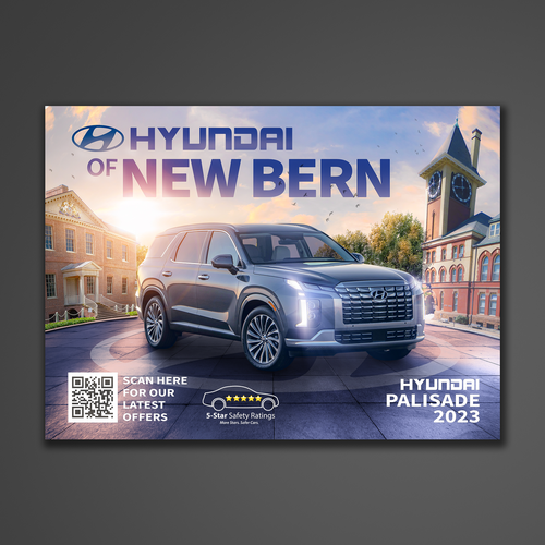 Designs | Flyer for Hyundai car dealership showing off the new Palisade ...