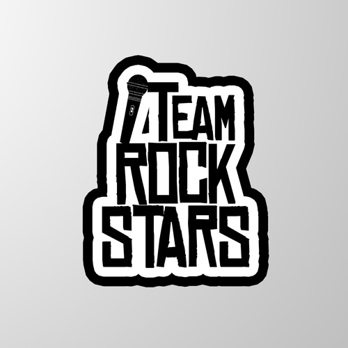 Create a logo for Rock and Roll Fantasy Camp's TEAM ROCK STARS! | Logo ...