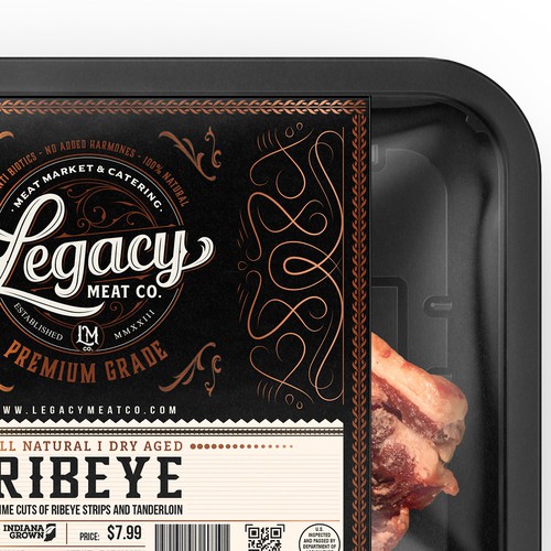 Designs | Premium Meat Package Label | Product label contest
