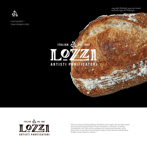 Designs | Logo Design for a Traditional and Courageous Italian Bakery 😎 ...