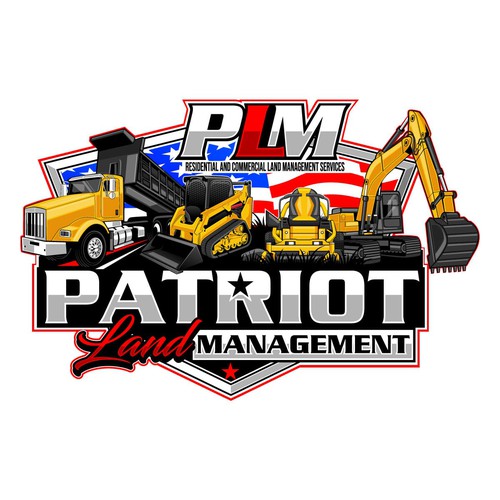 Designs | Bold land clearing and landscaping company logo for a veteran ...