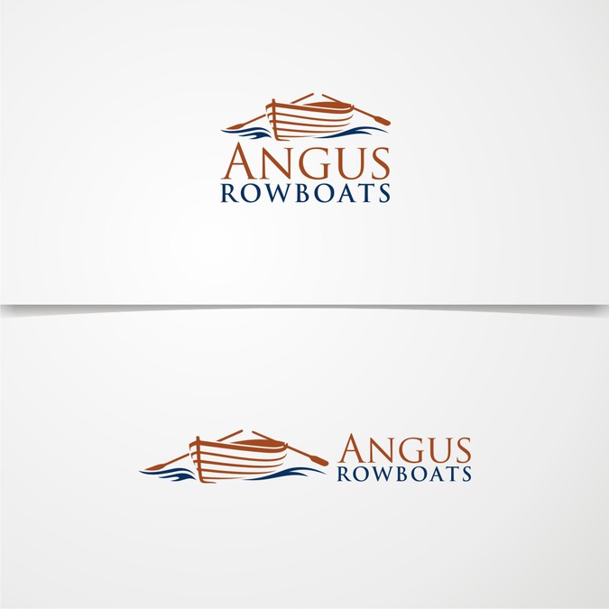 Create a boating logo for Angus Rowboats, seller of boat kits & plans ...