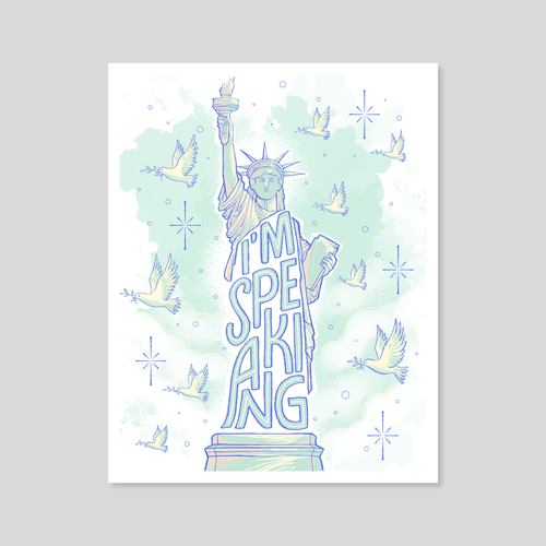 Designs | Create Poster Print From Existing Bestselling Sticker Design ...