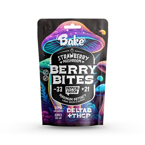 Designs | FUN MUSHROOM GUMMIES POUCH FOR 21+ | Product packaging contest