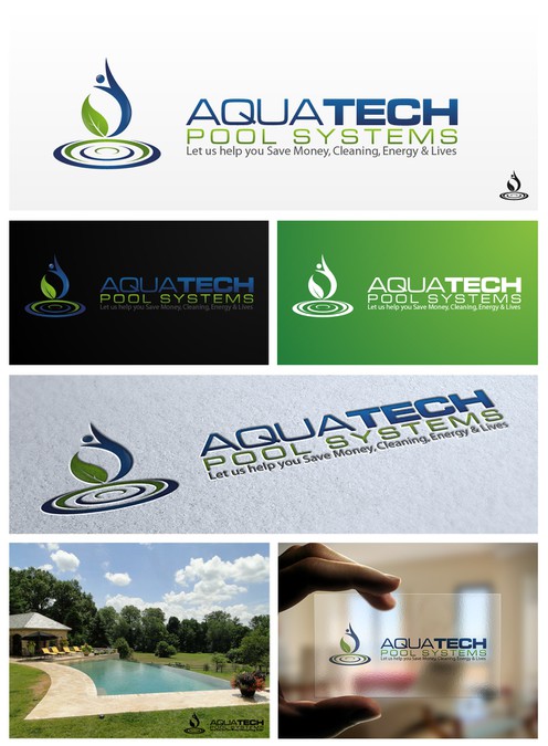 logo for AquaTech Pool Systems | Logo design contest