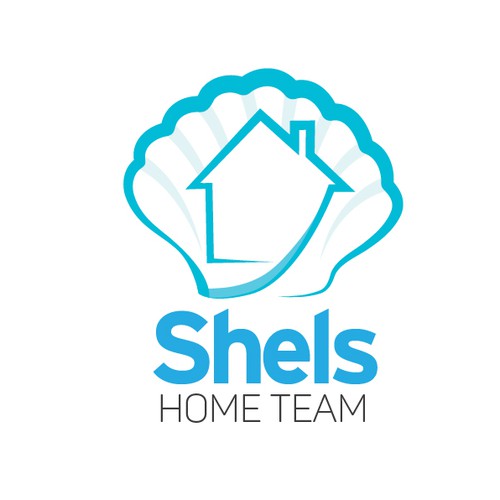 Real estate logo with a sea shell theme. | Logo design contest