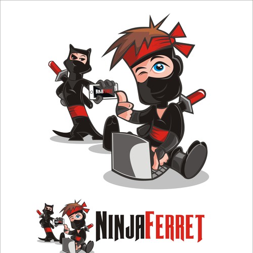 Give a Ninja Ferret a desperately needed makeover | Logo design contest