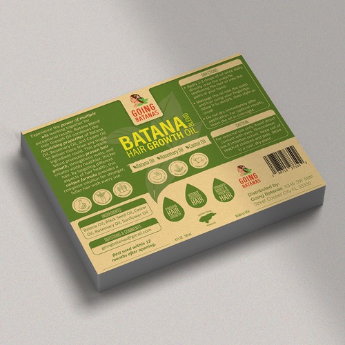 Designs | Design Product Label for Innovative Batana Blend Hair Growth ...