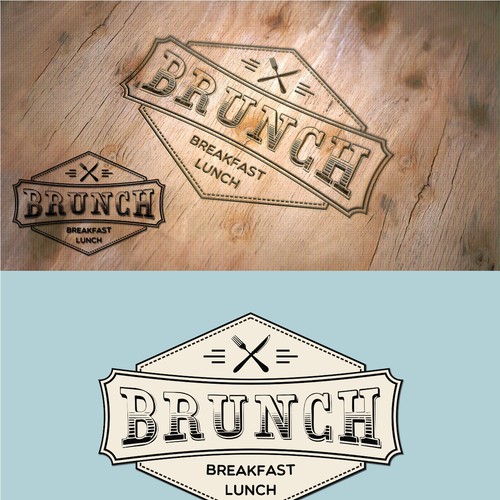 Vintage style logo for a brunch restaurant | Logo design contest