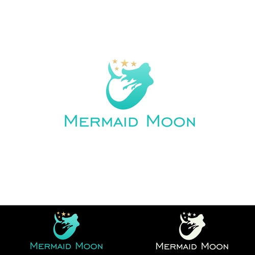 Create a beautiful bold colorful mermaid logo for our beauty line ...