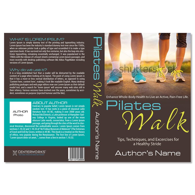 Awesome cover design needed for my Pilates-Walk book | Book cover contest