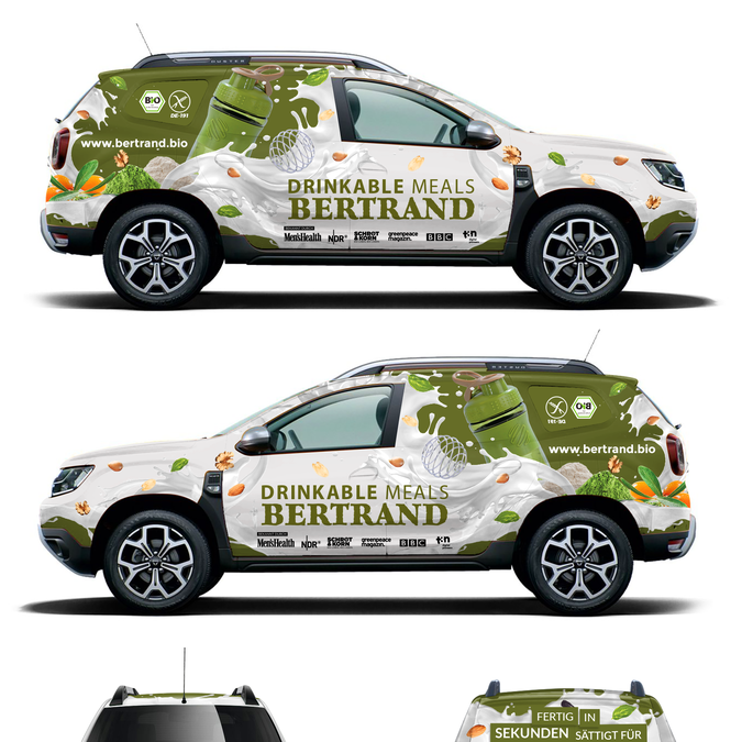 organic car wrapping for organic company | Car, truck or van wrap contest