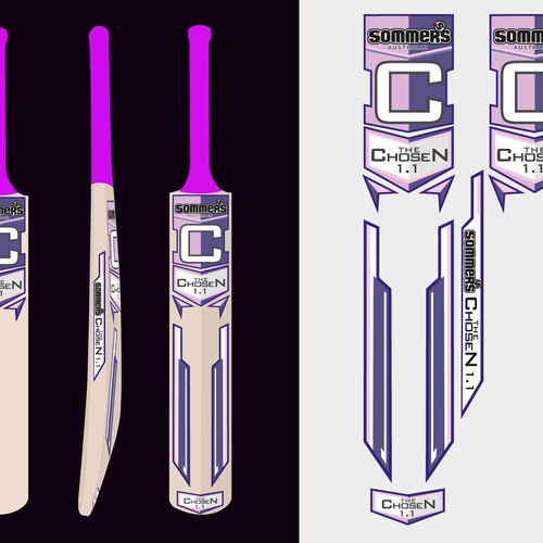 Label design for SOMMERS Cricket bats | Print or packaging design contest