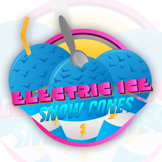 Design a logo for an 80's themed snow cone stand. | Logo design contest