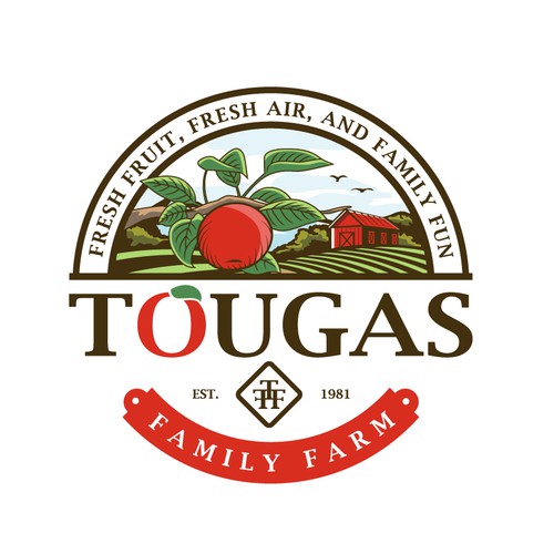 Designs | Vintage pick-your-own fruit farm logo, appealing to families ...