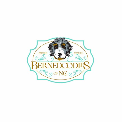 Designs | Bernedoodle dog logo capturing beauty & whimsical fun of the ...