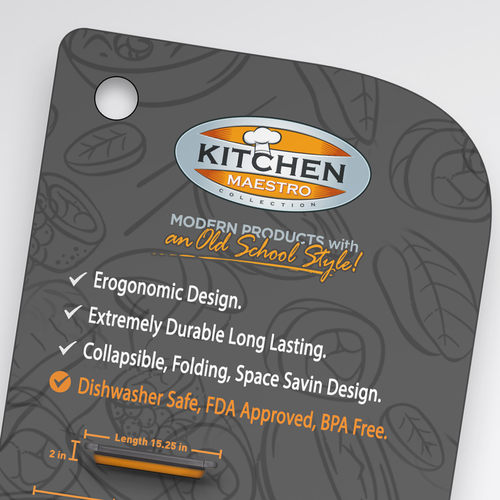 Rebranding packaging for our line of kitchenware with a sleek ...