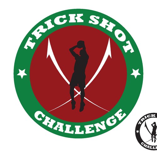Trick Shot Challenge Basketball | Logo design contest