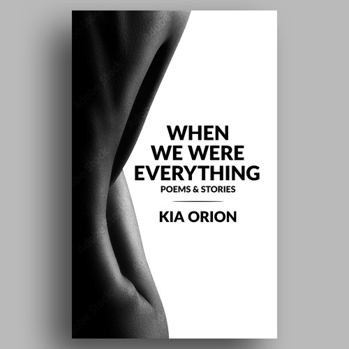 Designs | Bold B&W Book Cover For Collection of Poems and Stories ...