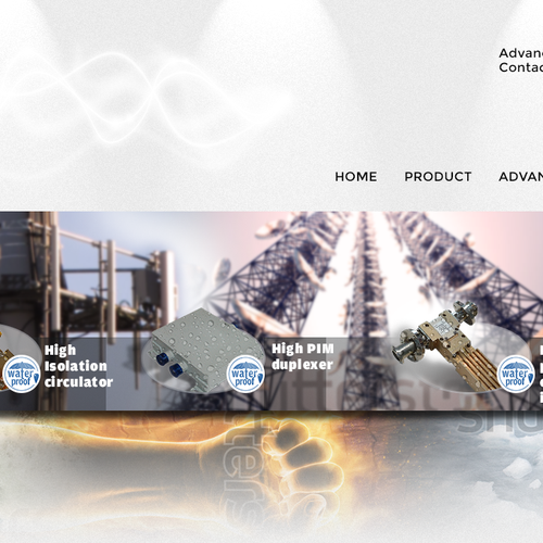 High Tech (RF Components manufacture) banners for Defense Aerospace ...