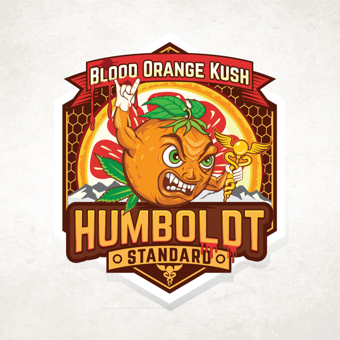 Humboldt Standards Blood Orange Kush | Logo design contest