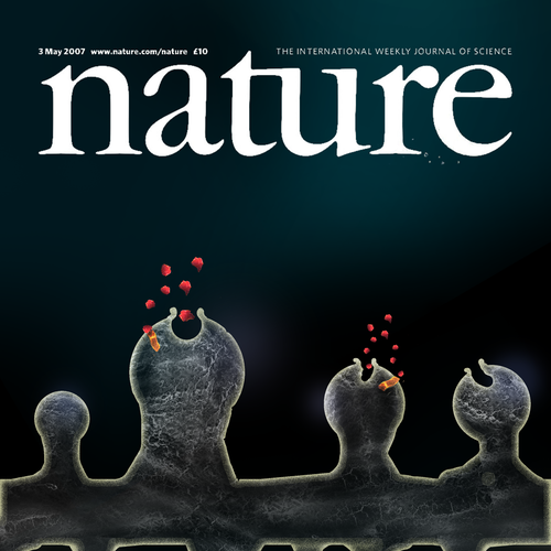 Captivating illustration for cover of scientific journal Nature ...