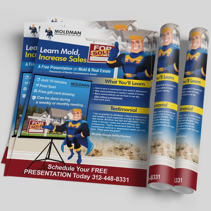 Mold Removal Company Needs Simple, Dynamic Flyer | Postcard, flyer or ...