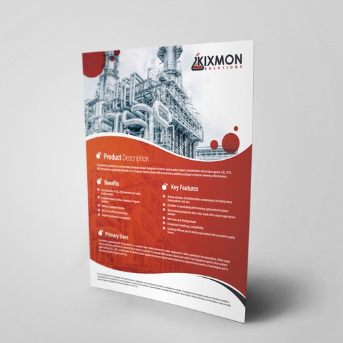 Design a great looking industrial product data sheet | Postcard, flyer ...