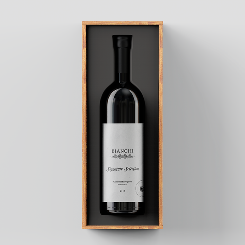Designs | Bianchi Wine Label | Product label contest