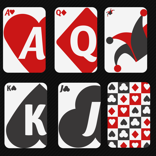 Create fun 'pips' for playing cards (Jack, Queen, King ...) | Icon or ...