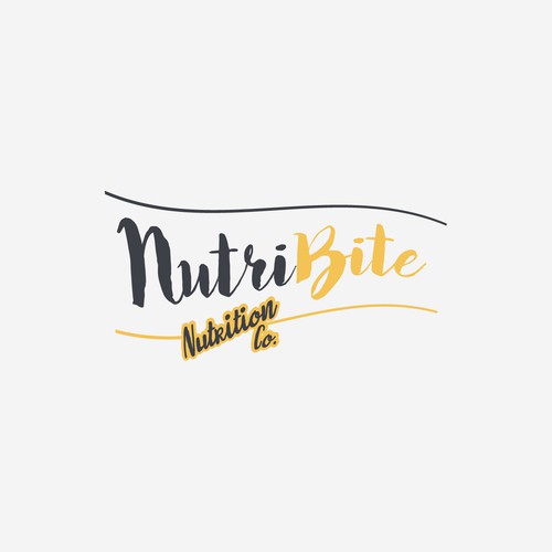 Design a trendy logo for a health snack company "NutriBite" | Logo ...