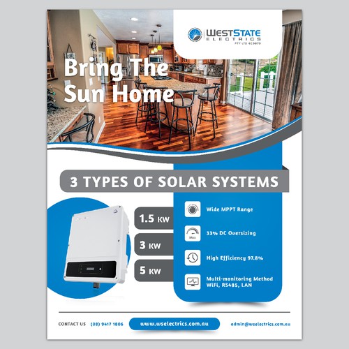 Designs | Solar System Sales Flyer | Postcard, flyer or print contest