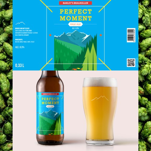 create awesome craft beer label for our new #perfectMoment Pale Ale ...