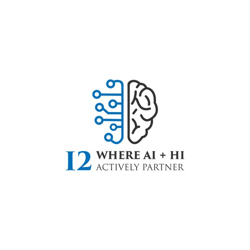 Design logo for product - I2 where AI and HI (human intelligence ...