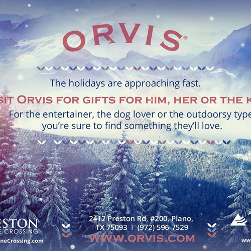 Designs | Create an ad for Orvis | Postcard, flyer or print contest