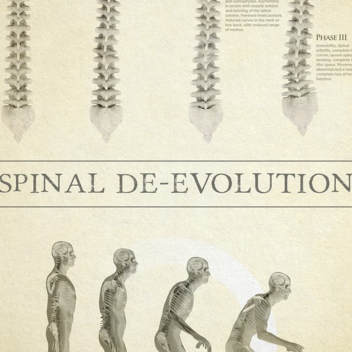 Spinal De-evolution poster | Poster contest