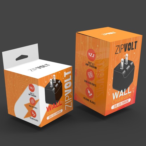 Design a Cool, Eye-catching Package for a Wall Charger | Product ...