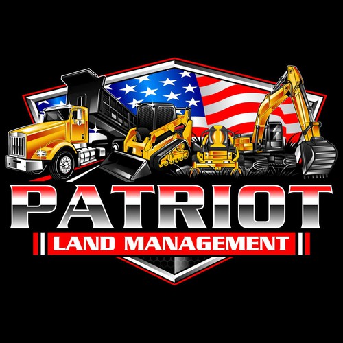 Designs | Bold land clearing and landscaping company logo for a veteran ...