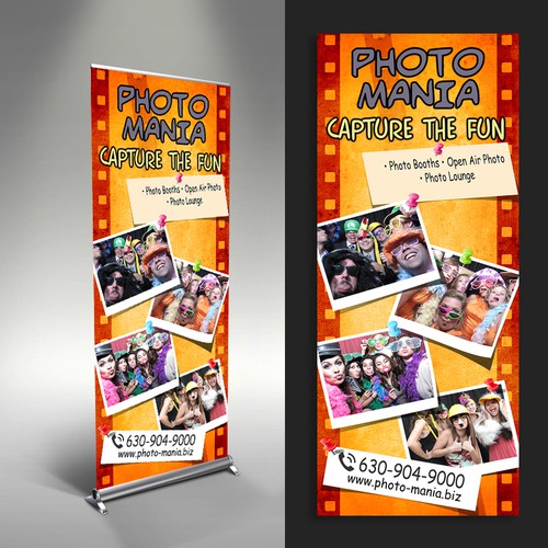 Create edgy promotional banner for Photo Mania | Signage contest